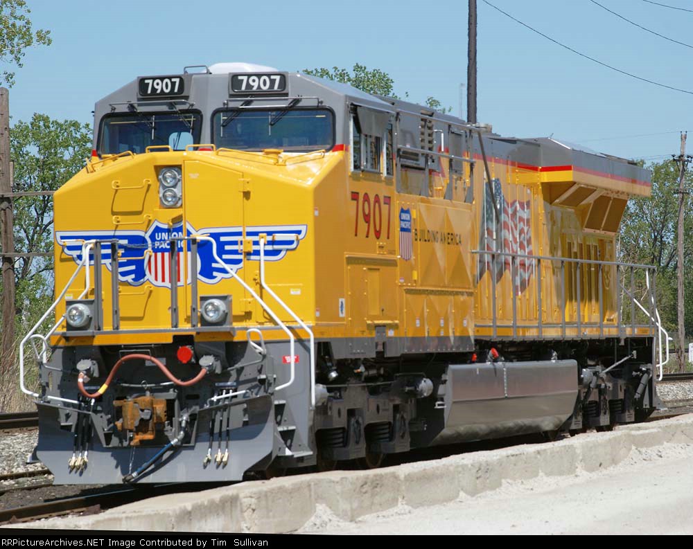 UP 7907 fresh from the factory